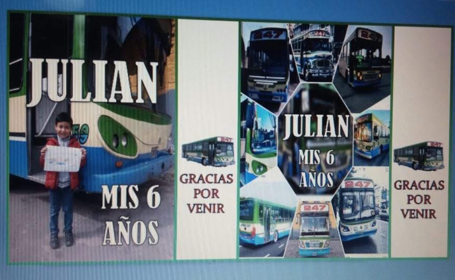 Tiene 6 años y es fanático de la línea de colectivos 247 - Noticias de ...